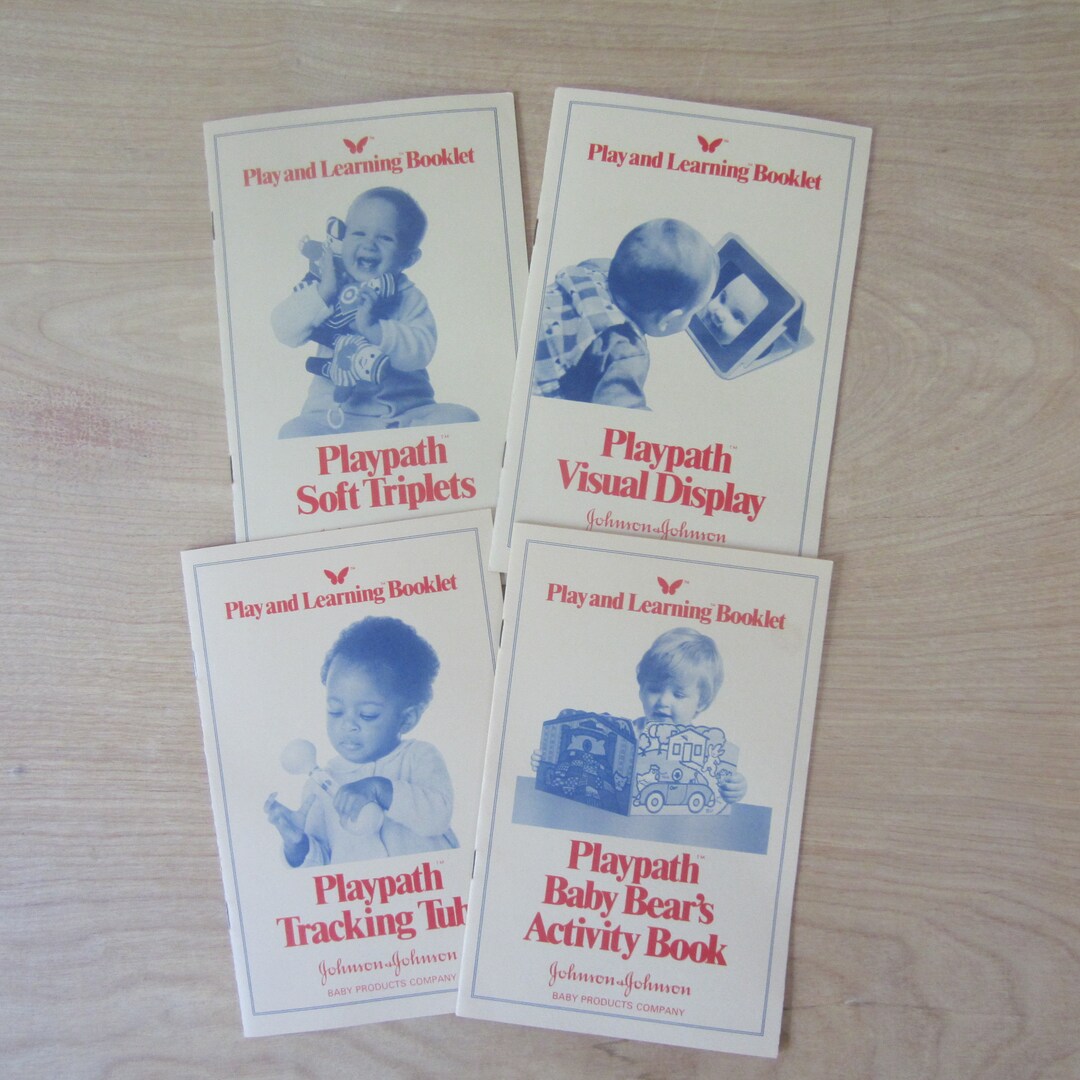 Johnson & Johnson Learning Toy Play and Learning Booklet J - Etsy