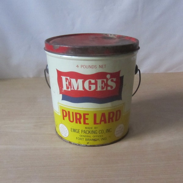 Lard Tin - Etsy
