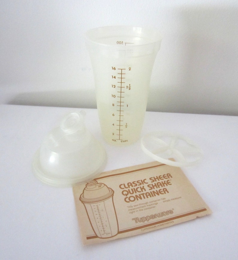 Tupperware Quick Shake Container, Classic Sheer Tumbler, Tupperware ...
