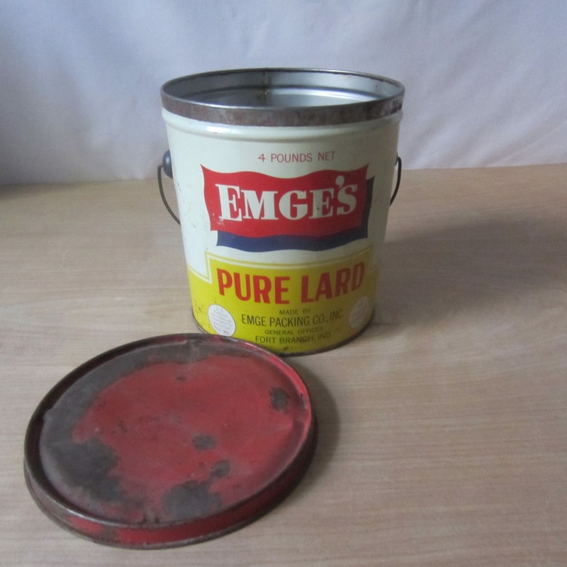 Lard Tin - Etsy
