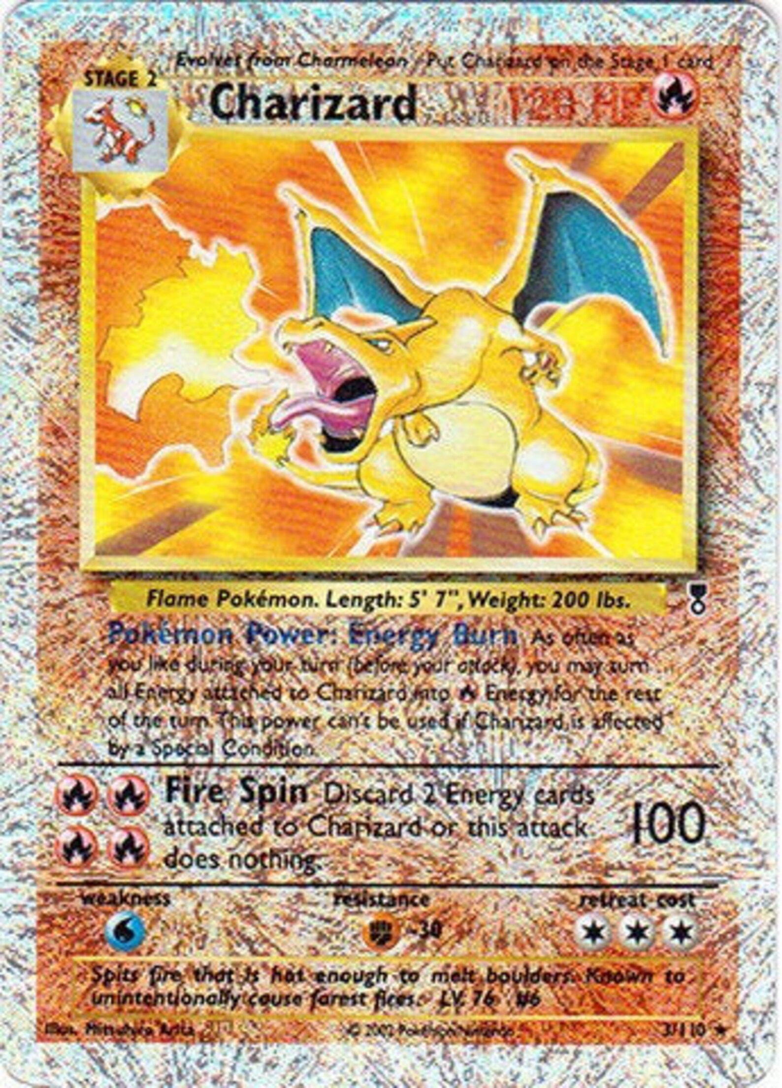 Pokemon TCG Charizard Reverse Holo Legendary Collection 3 110 Etsy Pokemon TCG Charizard Reverse Holo Legendary Collection 3 110 Etsy