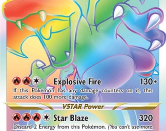 Charizard V Star - Etsy