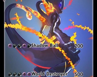 Mewtwo Vmax - Etsy