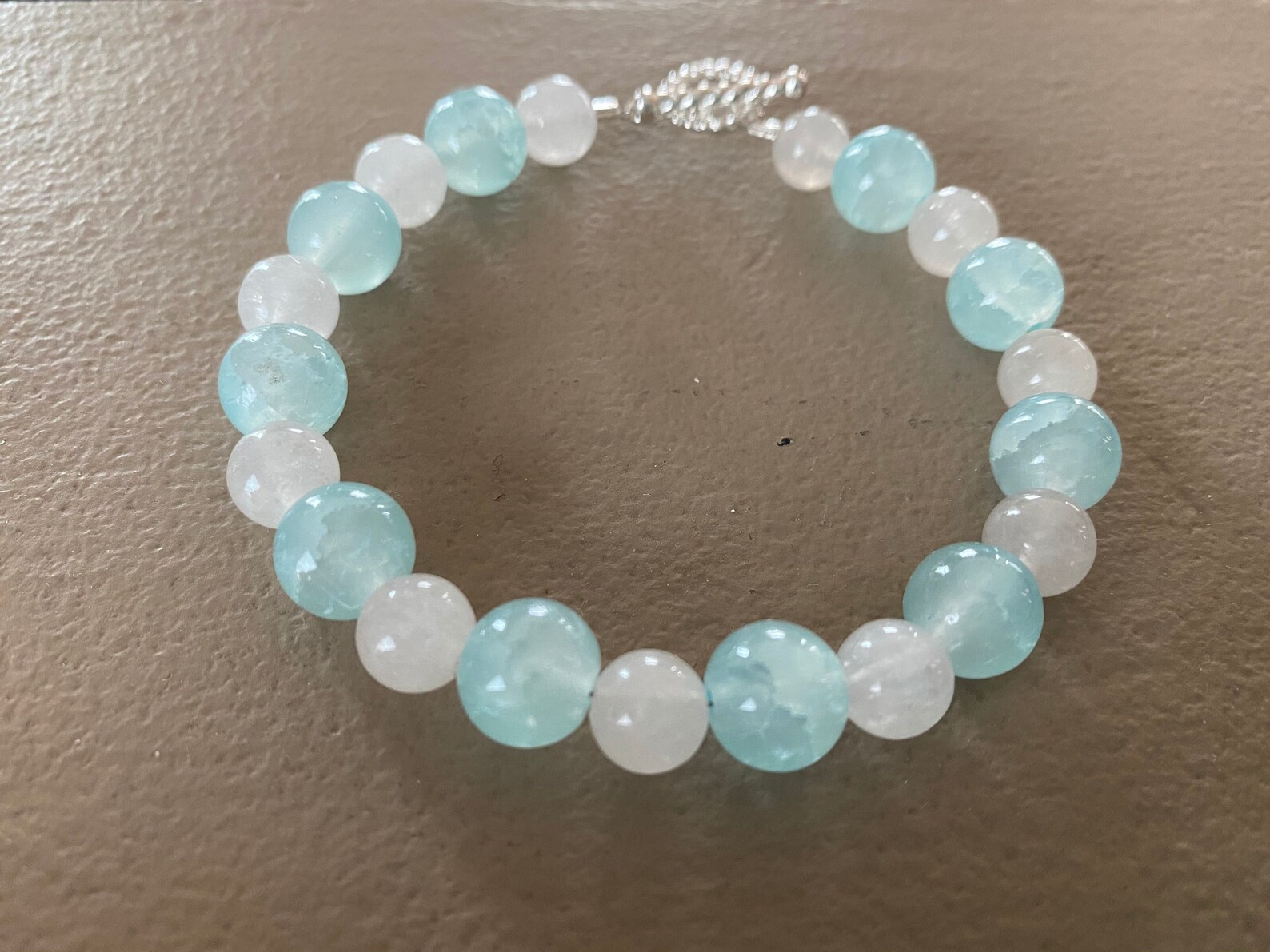 Light Blue and White Translucent Beads - Etsy UK