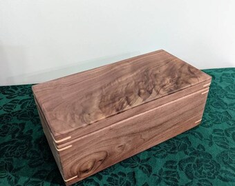 Walnut and Maple Box | Etsy
