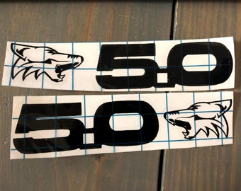 Coyote 5.0 Decal - Etsy