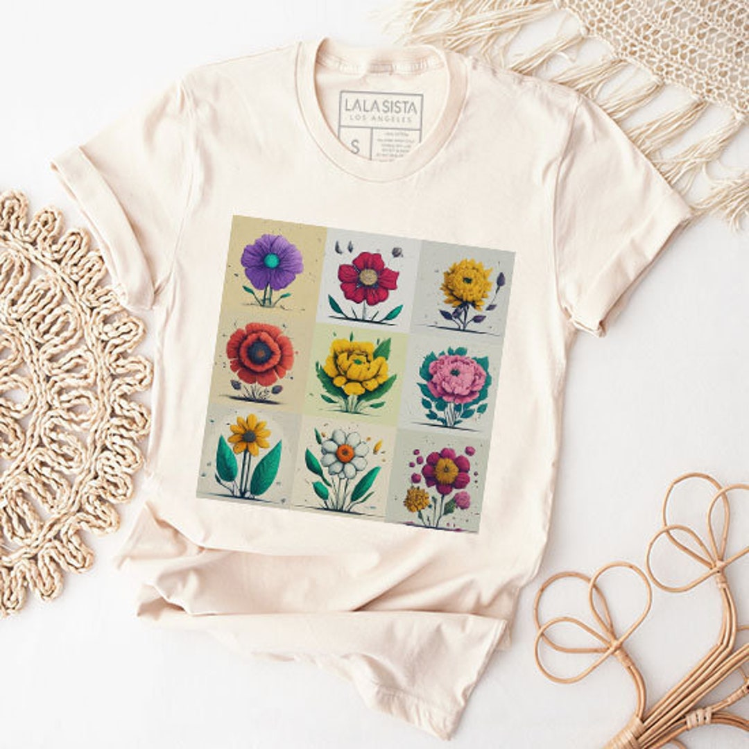 Flowers Overload Graphic T Shirts - Etsy
