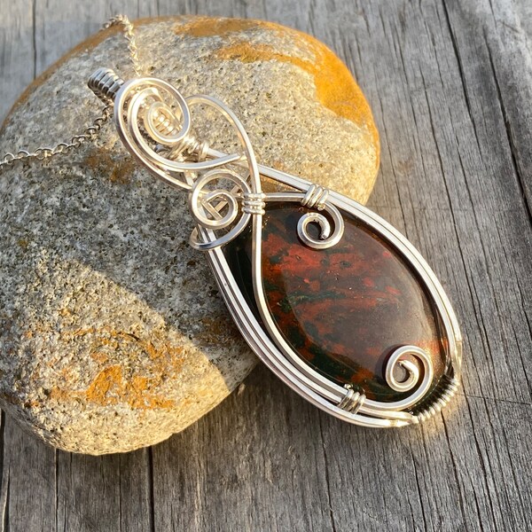 Bloodstone Jewelry - Etsy