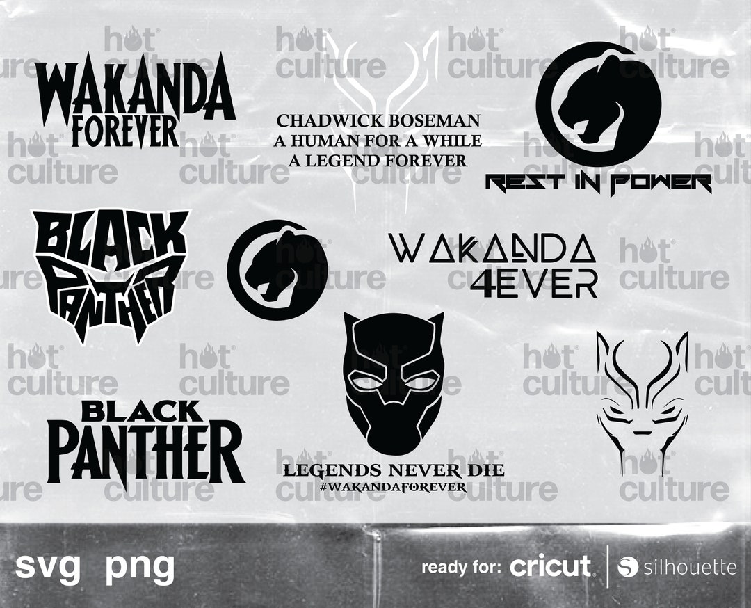Wakanda SVG | Cut Files | Vector | Dxf | Png | Iron on | Design | Print ...