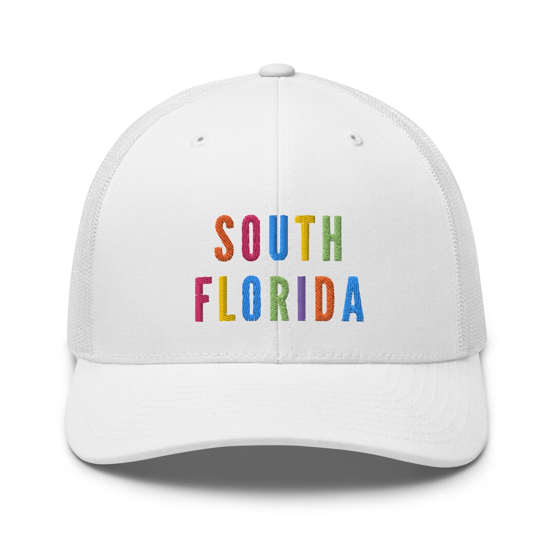 USF Rainbow Trucker Hat - Etsy