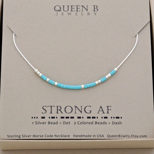 Be Strong Necklace - Etsy