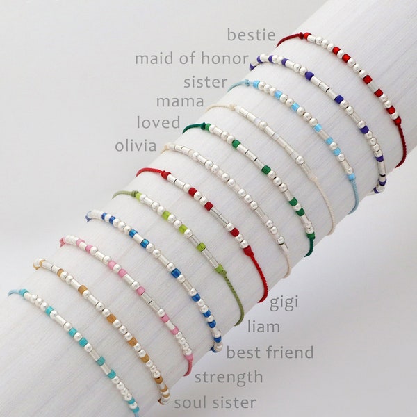 Morse Code Bracelet - Etsy