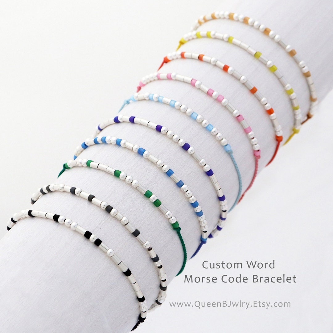 Sister Morse Code Bracelet, Big Sister Bracelet, Twin Sister Birthday ...