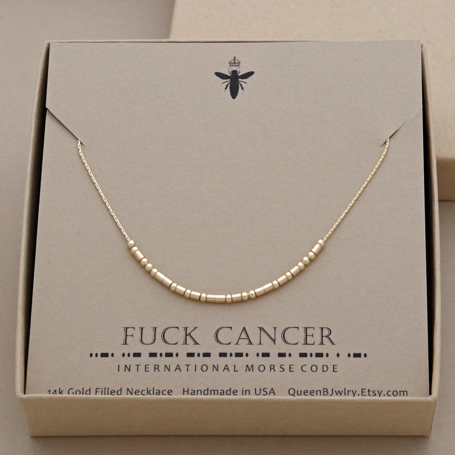 Emotional Support Strength Necklace | Customized Morse Code Jewelry in ...