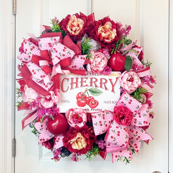 Extra Large Deco Mesh Summer Wreath - Etsy