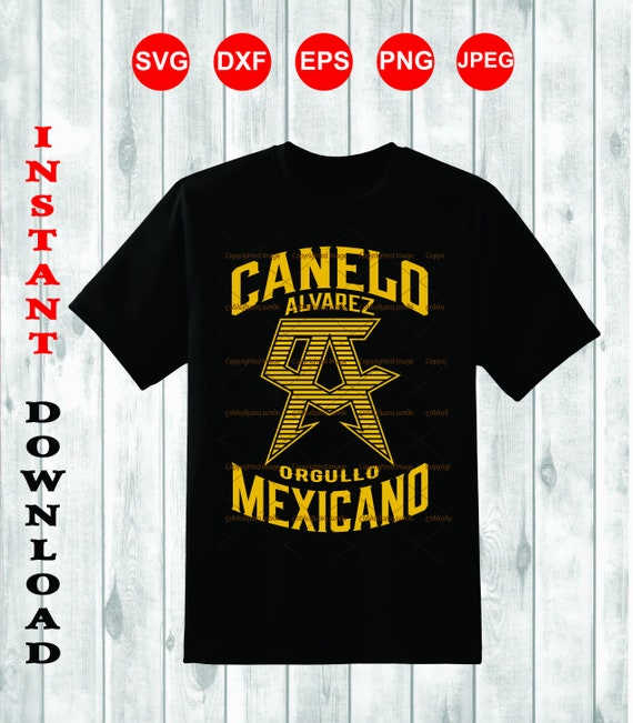 Canelo Alvarez Orgullo Mexicano Svg Cutting Files Png - Etsy