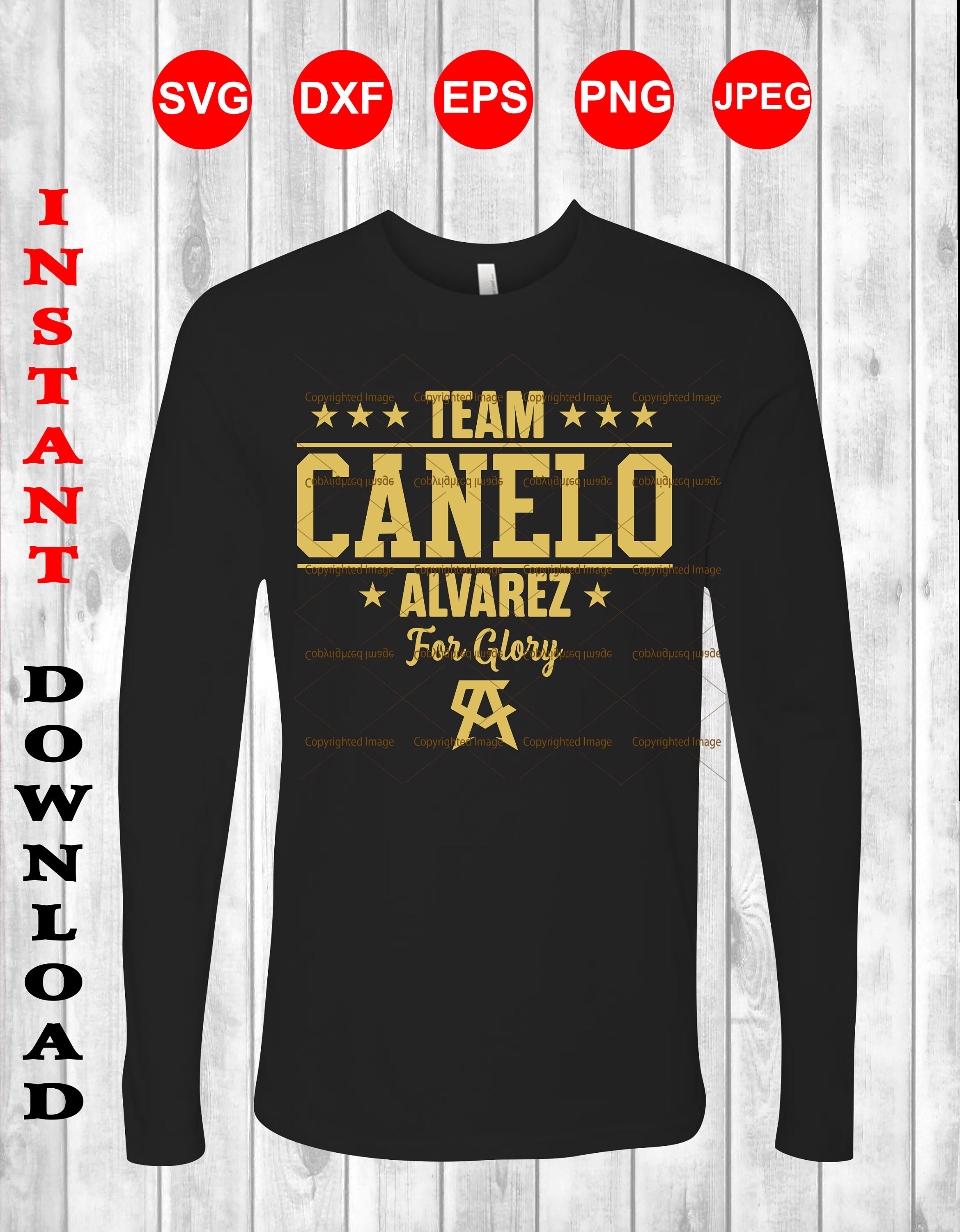 Team Canelo Alvarez for Glory, Svg Cutting Files - Png Clipart -EPS ...
