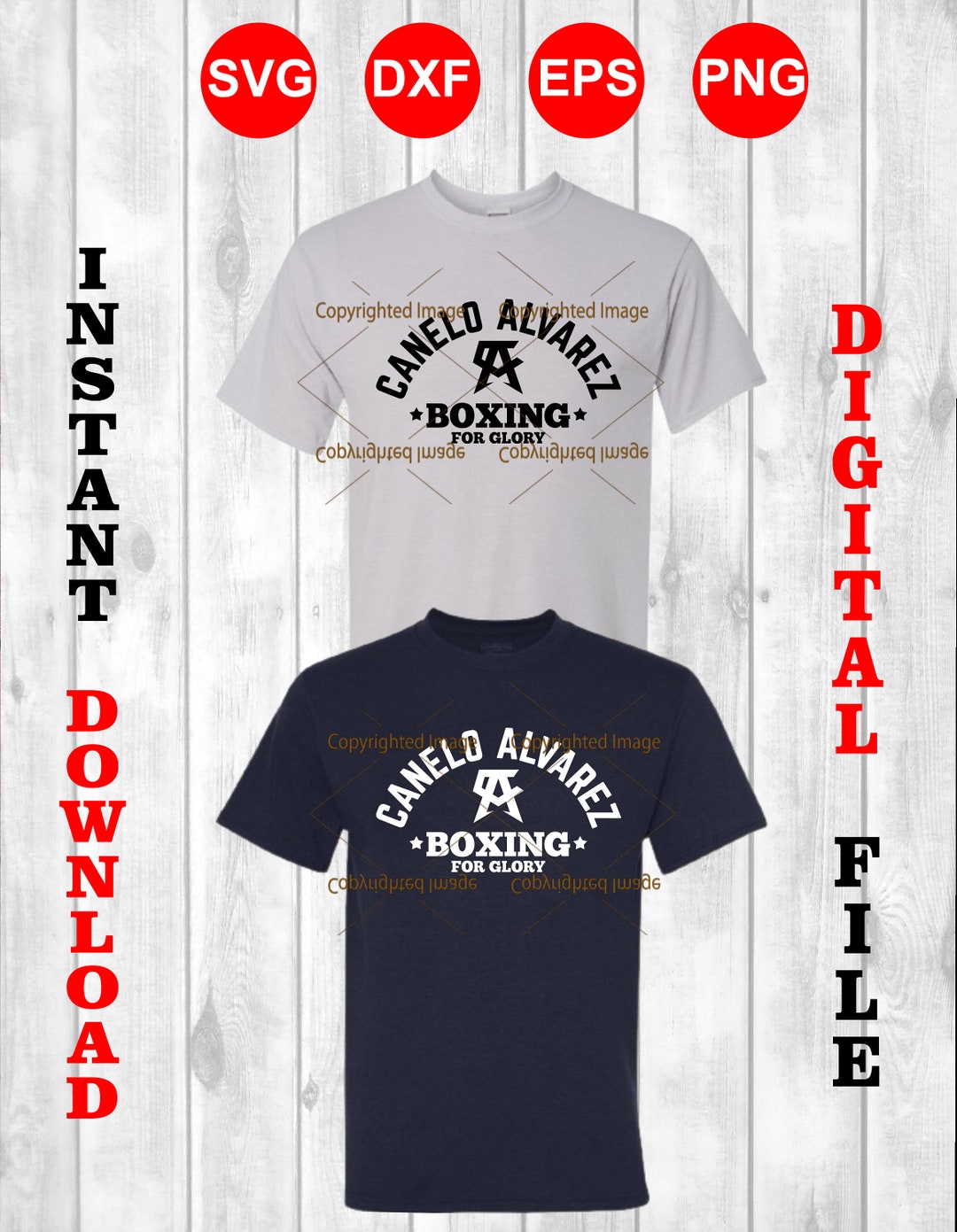 Canelo Alvarez Boxing for Glory, Svg Cutting Files - Png Clipart -EPS ...