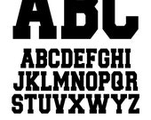 Font College Bold Sport Font opentype and true-type - Etsy