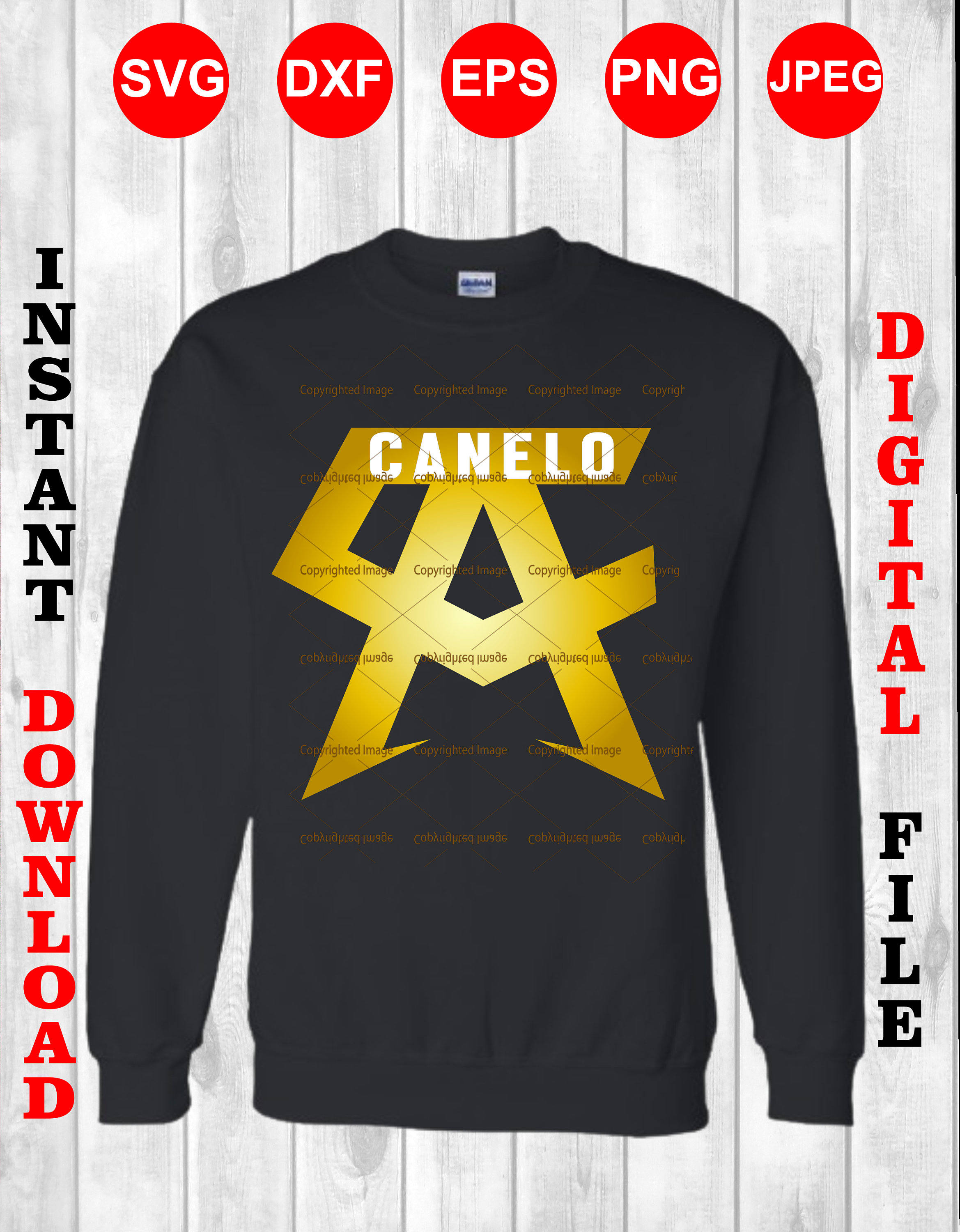 Canelo Alvarez, Svg Cutting Files - Png Clipart -EPS - Scalable Vector ...