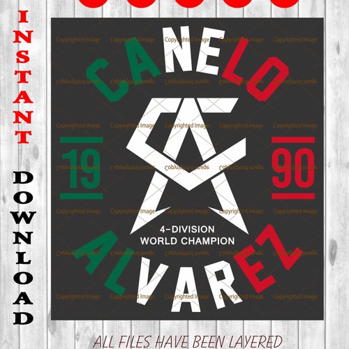 Canelo Alvarez Svg Cutting Files Png Clipart EPS - Etsy