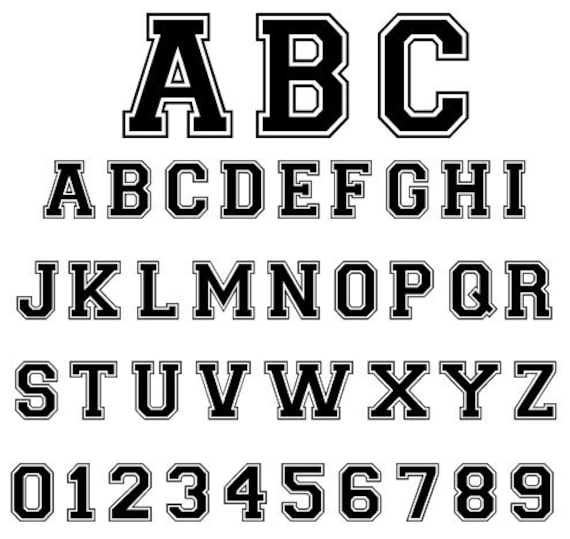 Font Varsity Regular opentype truetype Font for PC - Etsy
