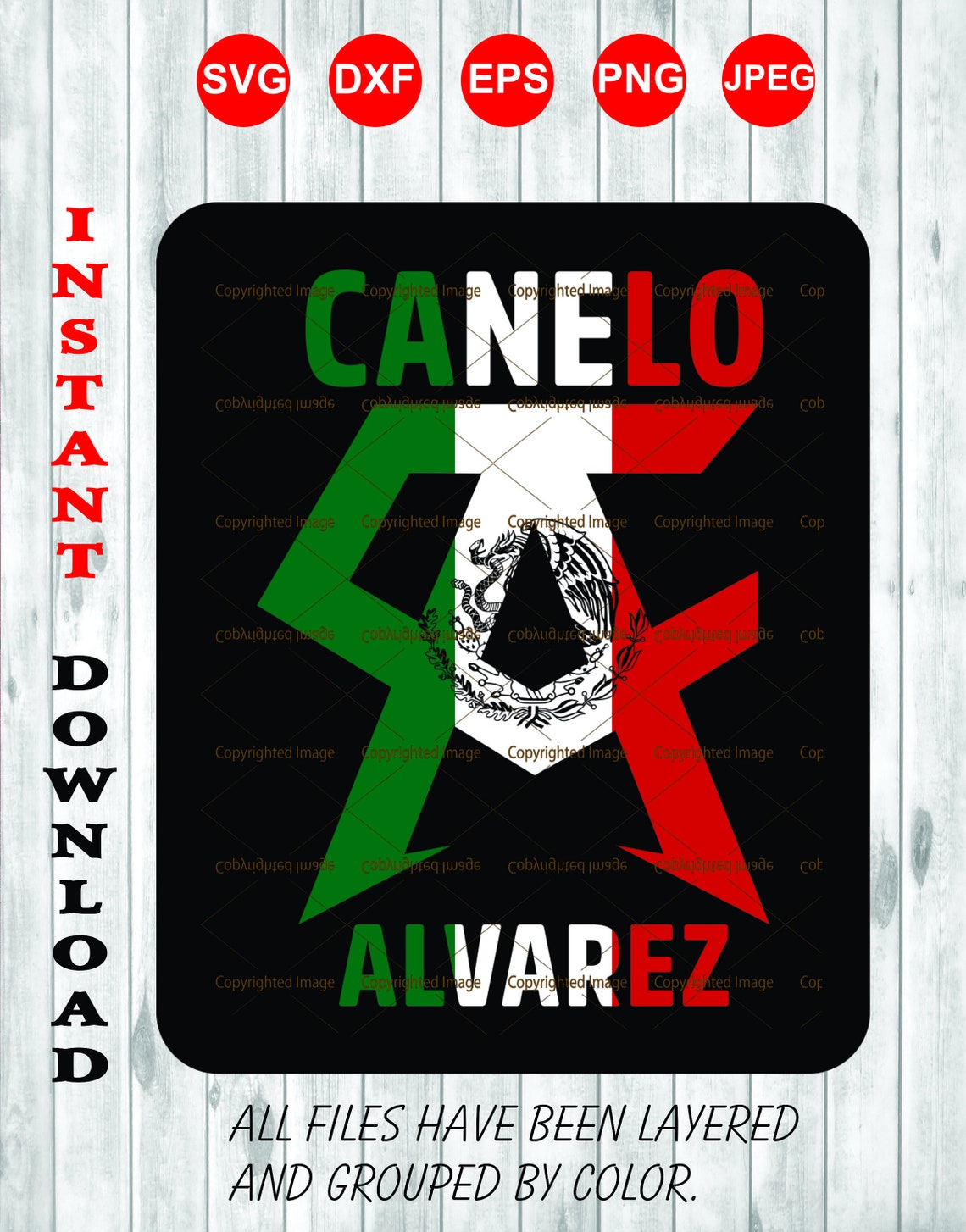 Canelo Alvarez, Svg Cutting Files Png Clipart EPS Scalable Vector File ...