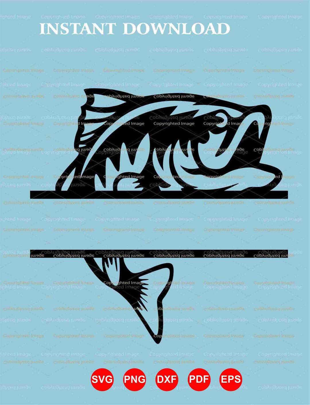 Fish Monogram Svg, Fish Svg File, Fishing Svg, Fishing Monogram Svg ...
