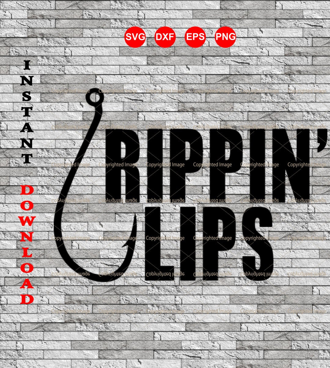 Rippin Lips, Svg Cutting Files for Cricut and Silhouette Cameo - Png ...