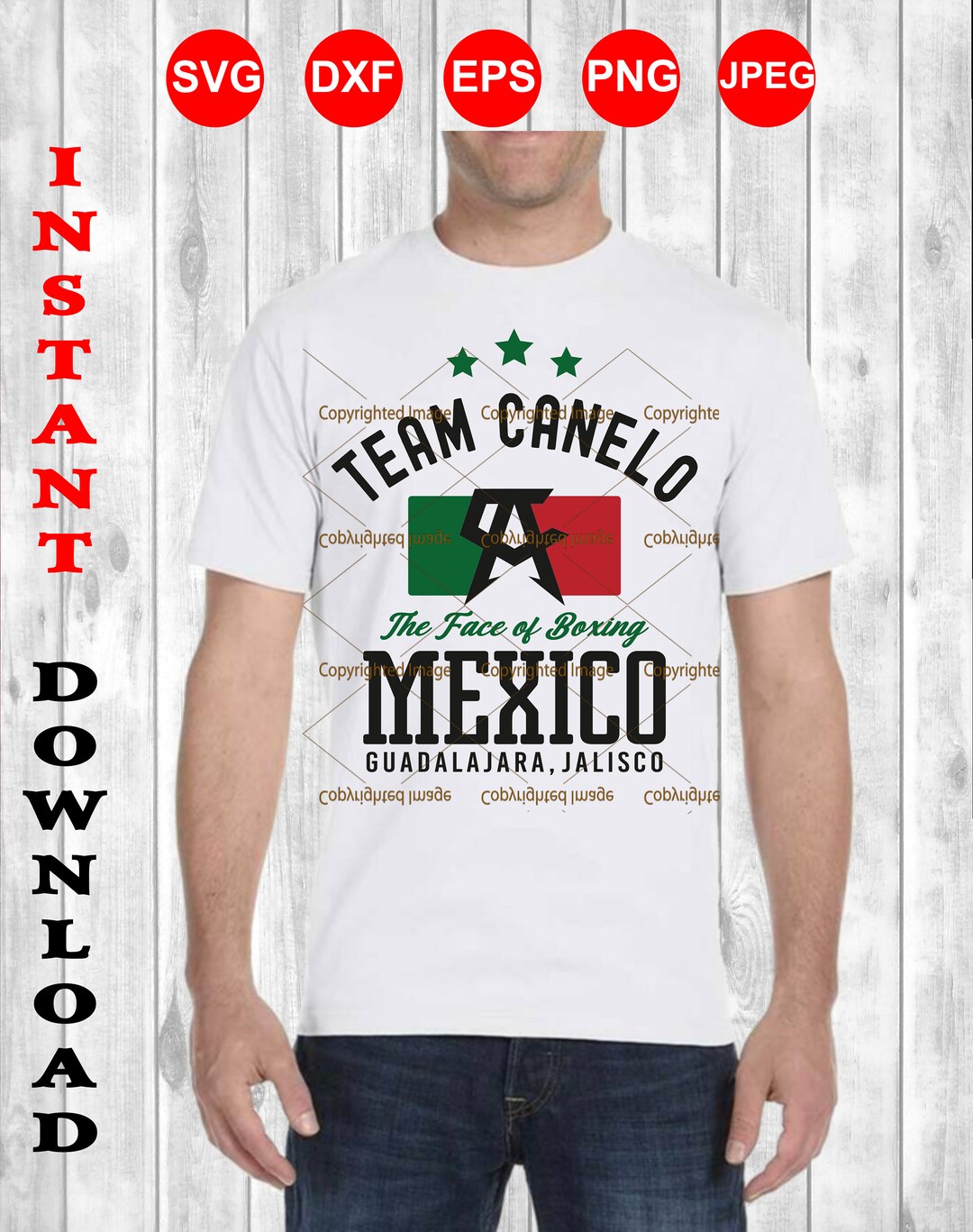Team Canelo the Face of Boxing, Svg Cutting Files - Png Clipart -EPS ...