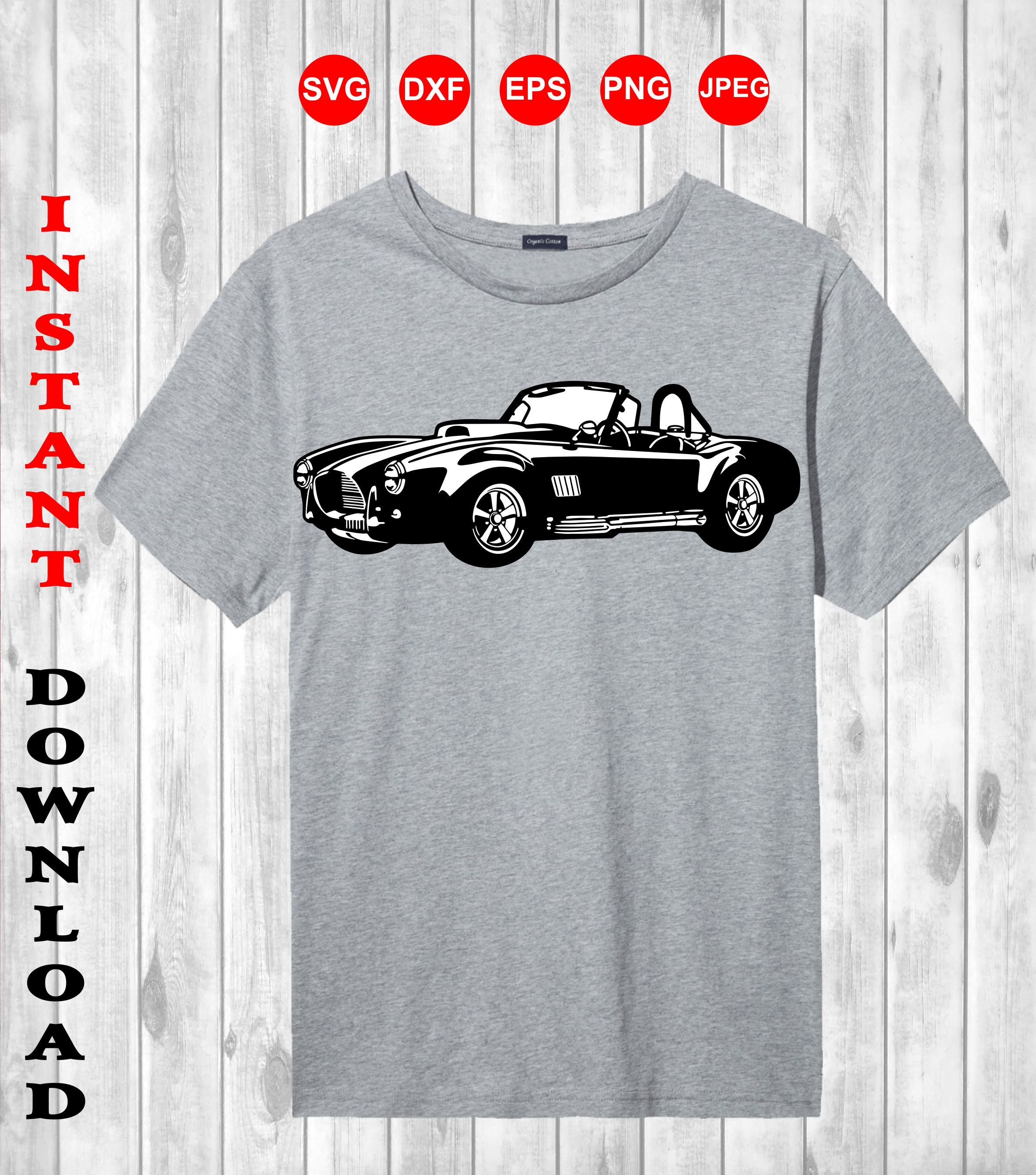 Ac-shelby-cobra Svg, Vector-classic-sport-silhouette-car-ac-shelby ...