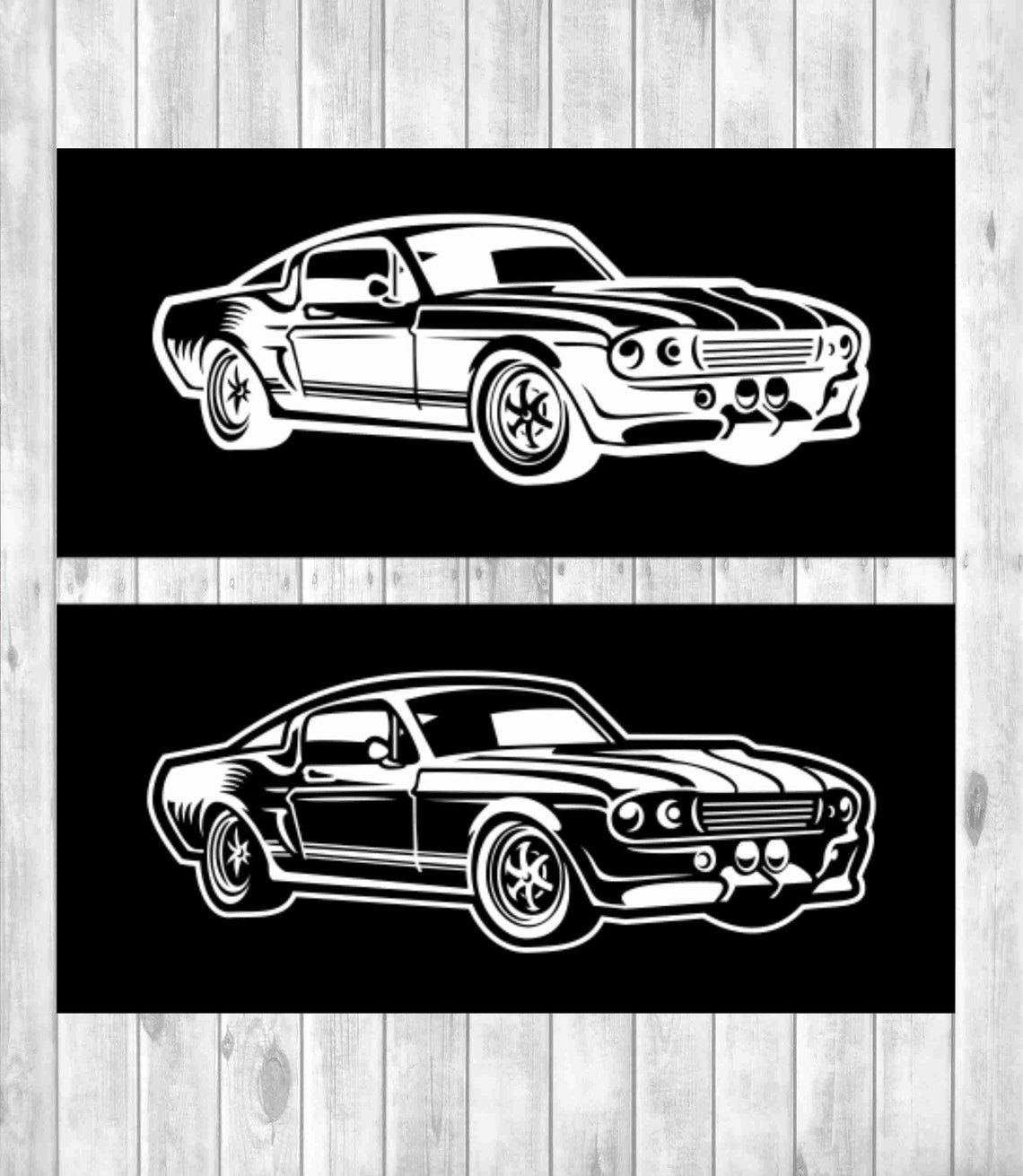 Ford Mustang Classic Sport Car Svg Cutting Files for Cricut - Etsy