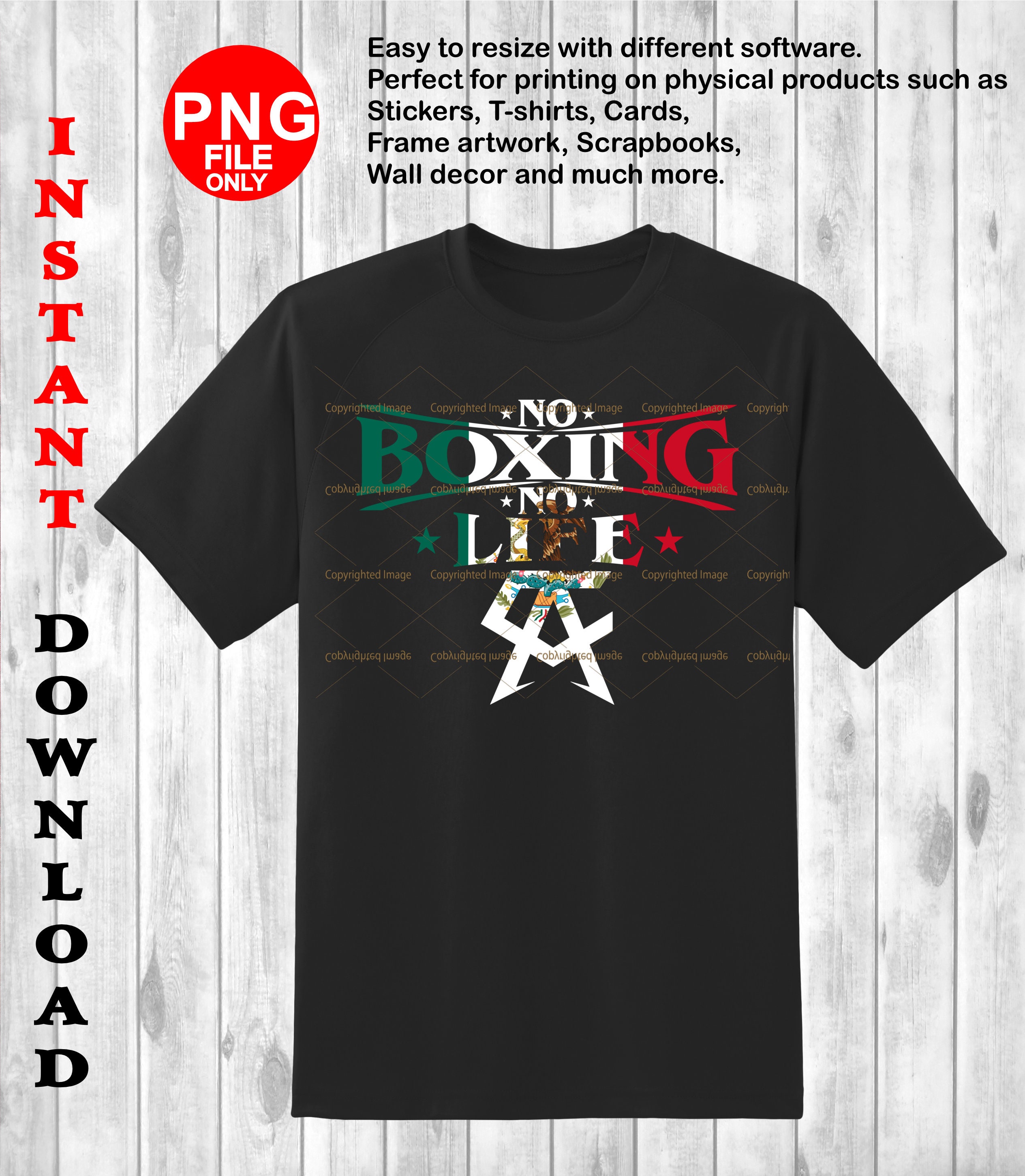 No Boxing No Life PNG File, Canelo Alvarez for DTF - DTG Sublimation ...