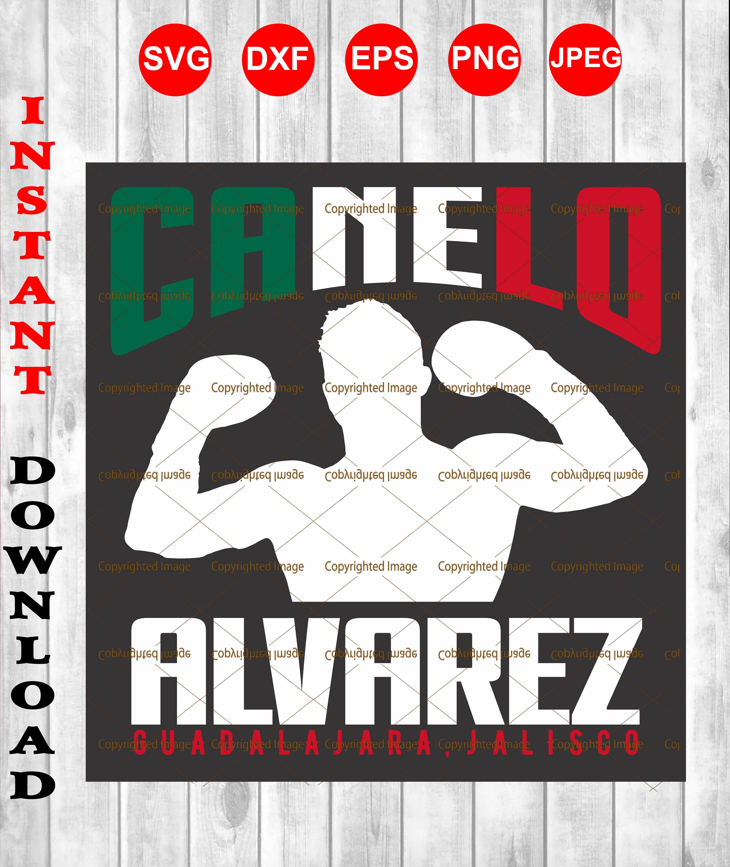 Canelo Alvarez, Guadalajara Jalisco, Svg Cutting Files Png Clipart EPS ...