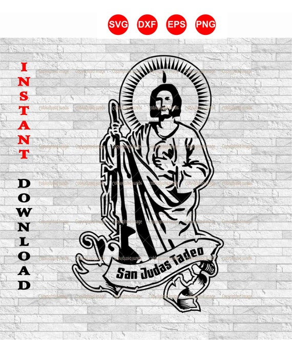 San Judas Tadeo Vector eps File clipart EPS vector files | Etsy France