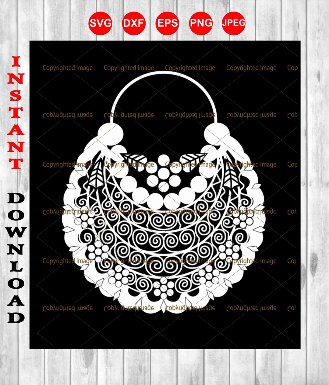 Arracadas Jerezanas Mexican Jewelry, Svg, Files Png Clipart EPS Vector ...