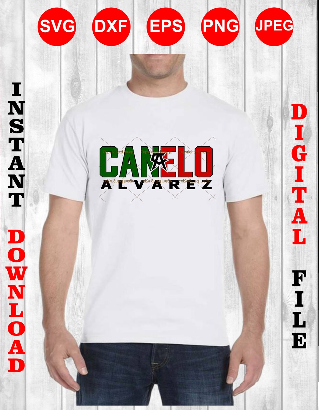 Canelo Alvarez, Orgullo Mexicano, Boxing Legend, Svg Cutting Files ...