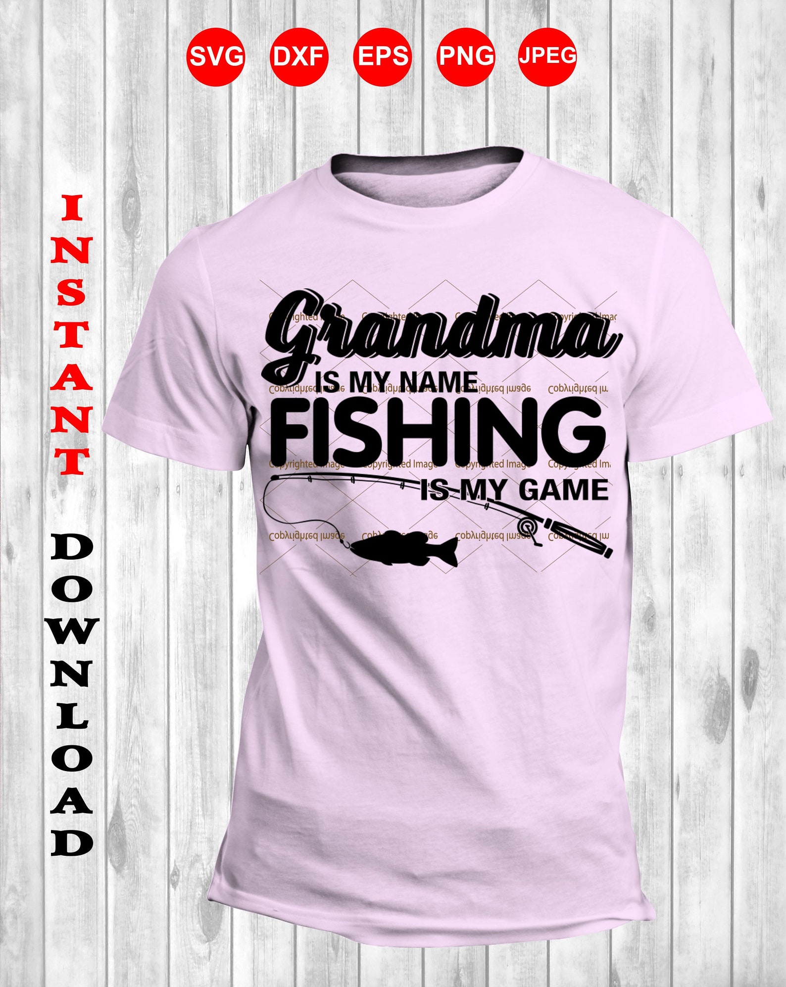 Grandma is My Name Fishing is My Game, Svg Cutting Files - Png Clipart ...