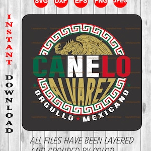 Canelo Alvarez, Svg Cutting Files - Png Clipart -EPS - Scalable Vector ...
