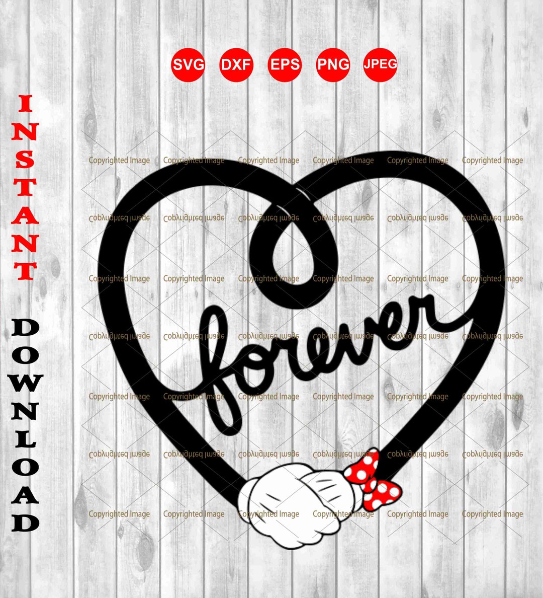 Mickey and Minnie Mouse Forever, Svg Cutting Files for Cricut and ...