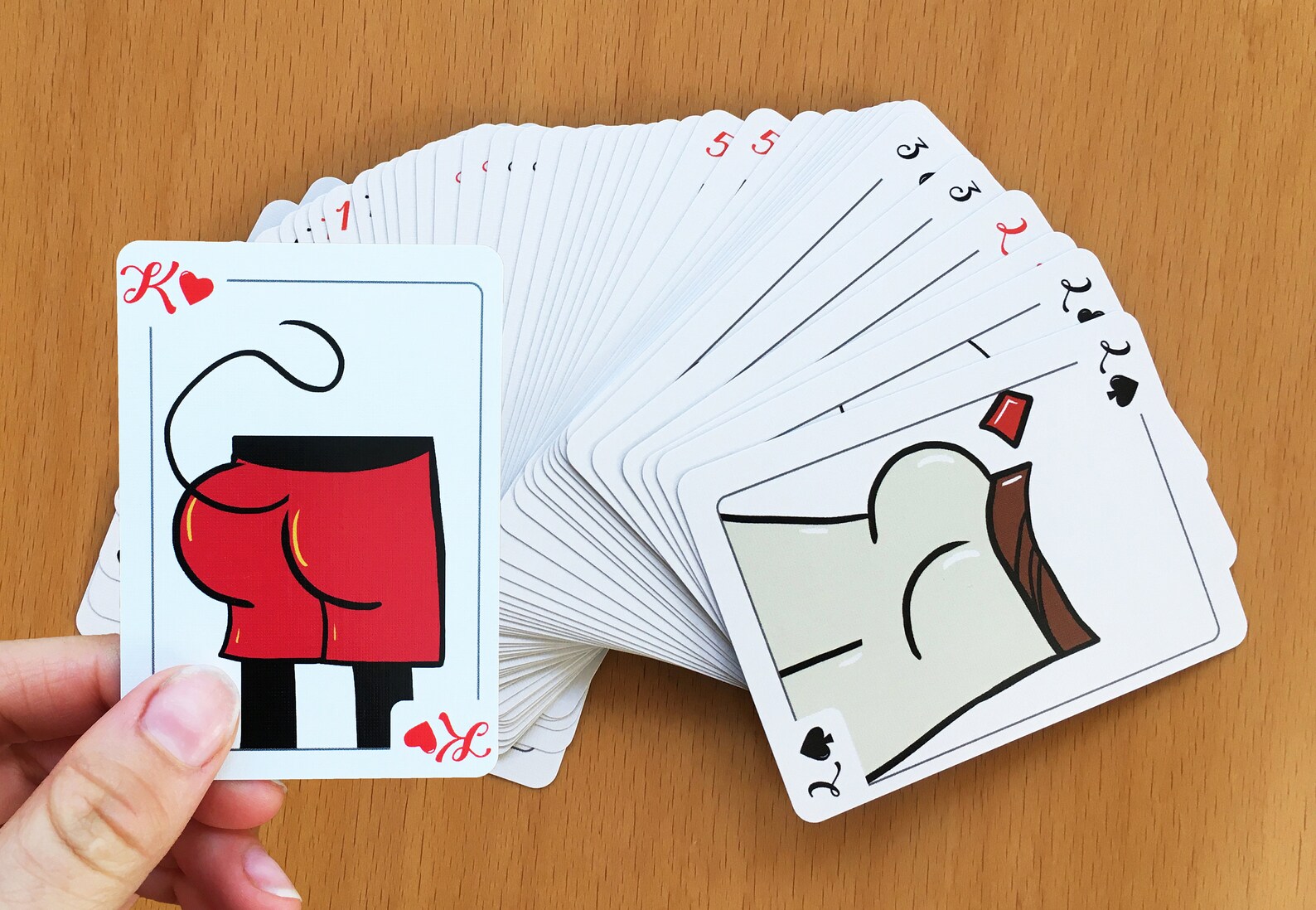 Disney Playing Cards Deck (dis-heinie©) - Butt Playing Cards- Cute ...