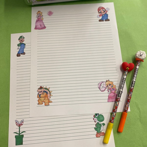 Super Mario Writing Svg - Etsy