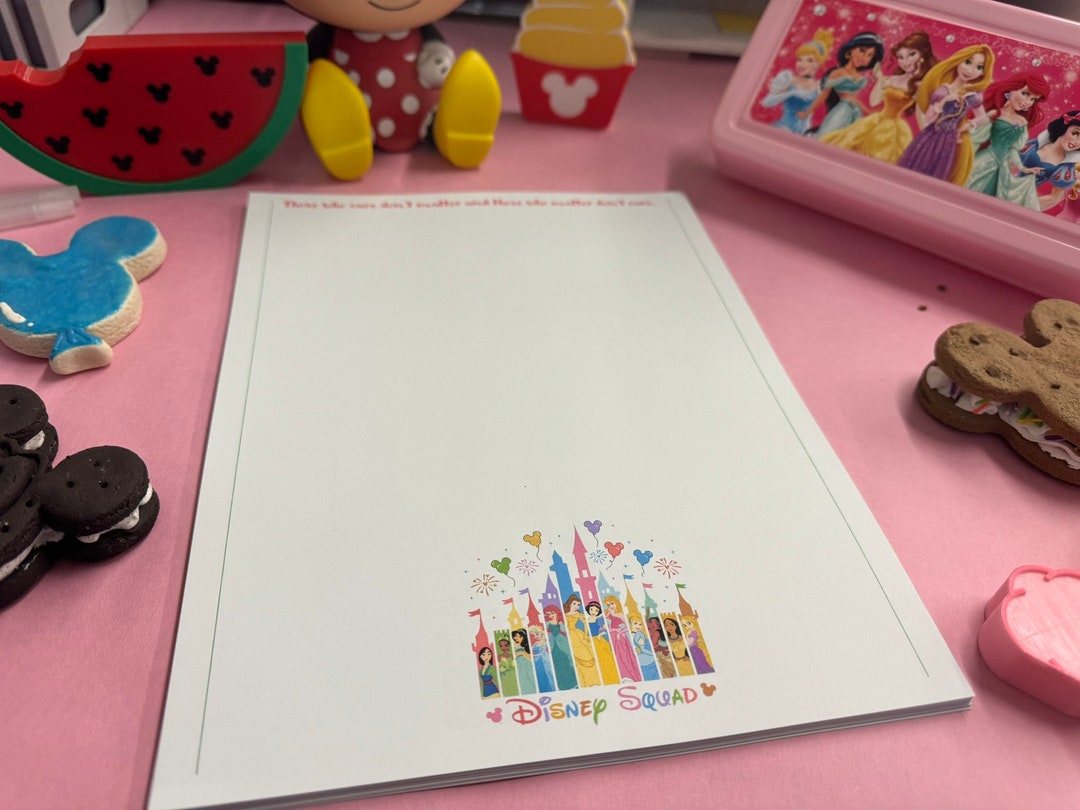 Disney-inspired Castles Writing Paper, No Lines - Etsy