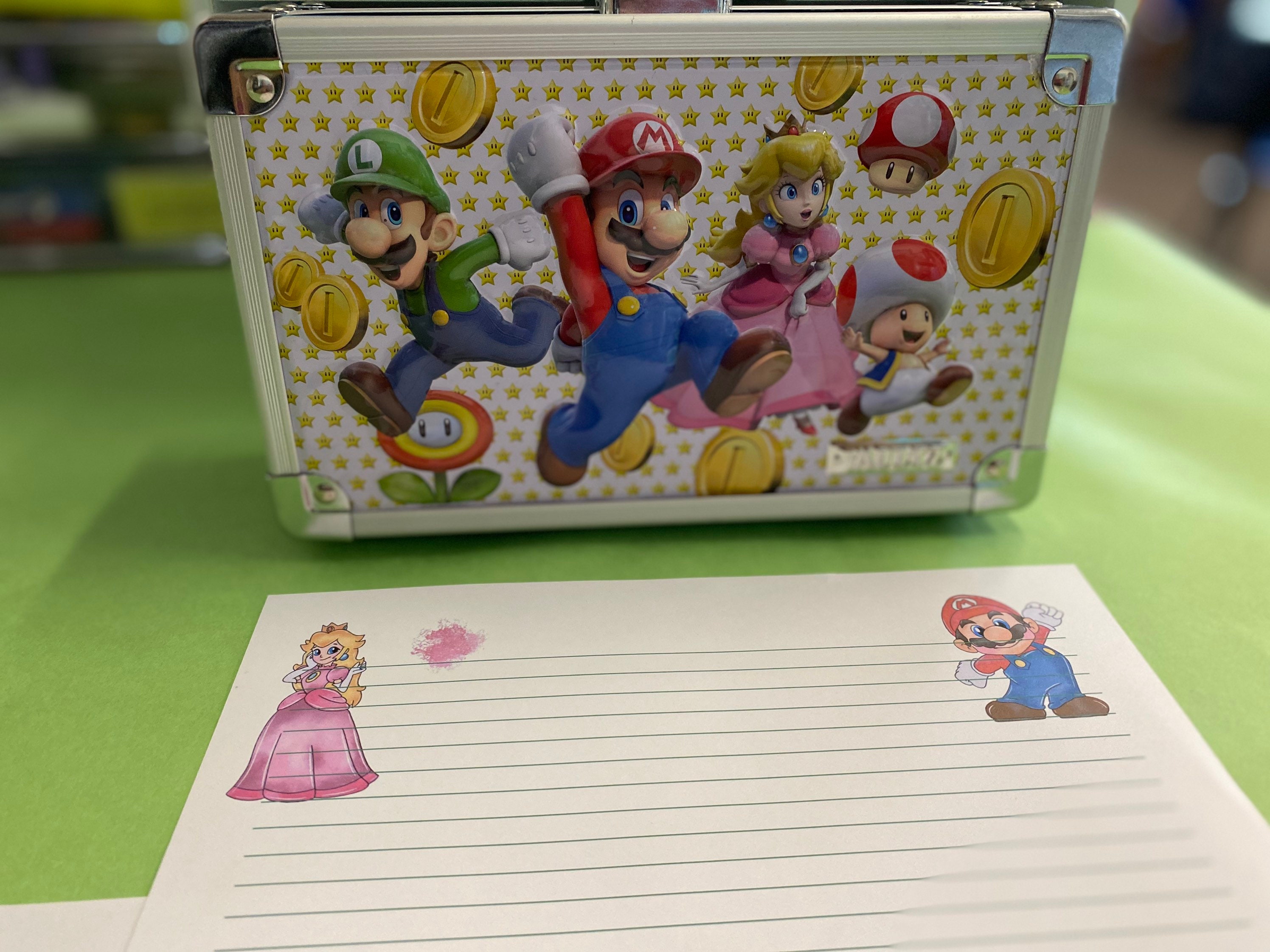 Mario Bros. Lined Writing Paper, Kawaii Stationery - Etsy
