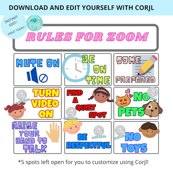 Rules For Zoom Discussion at David Velasquez blog