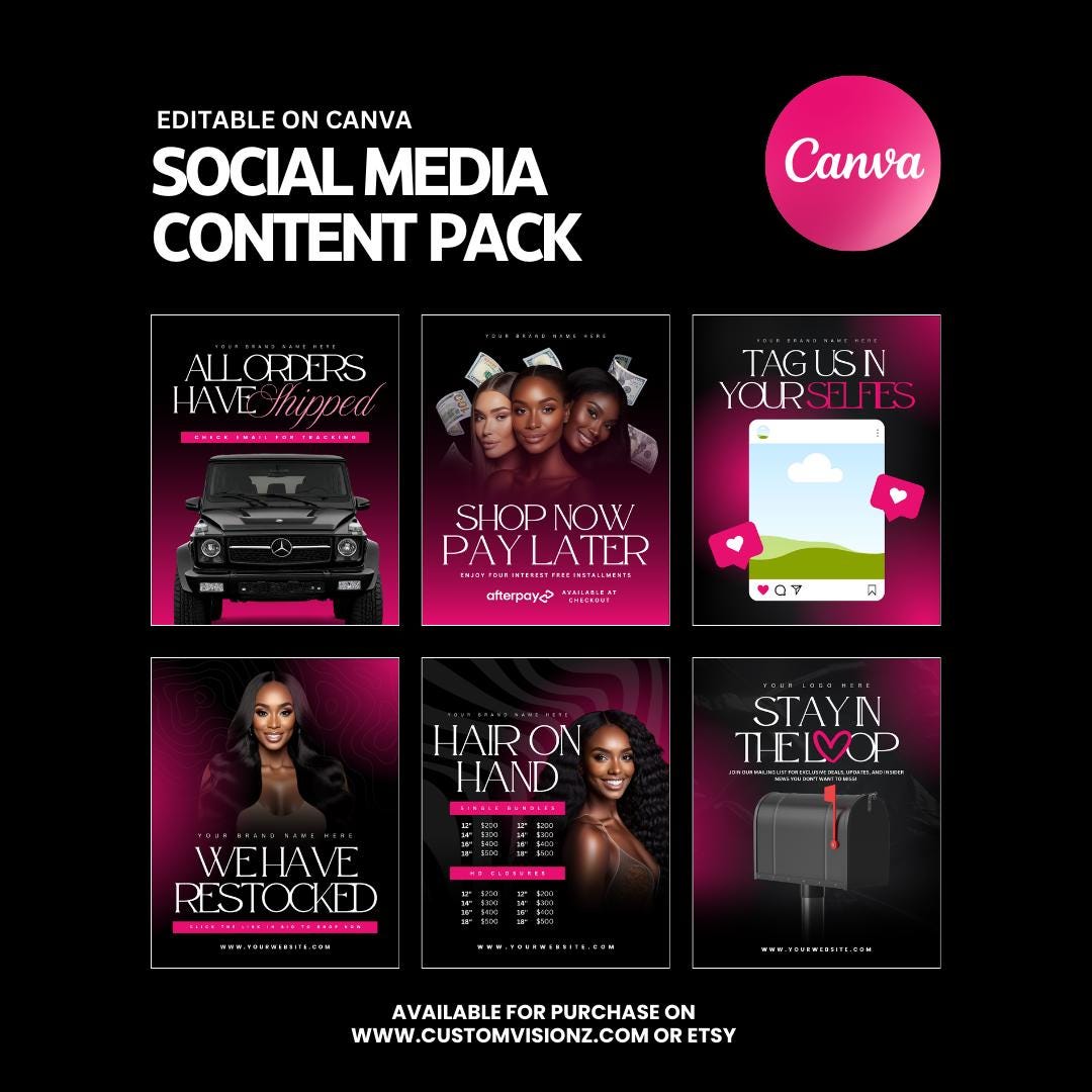 Social Media Marketing Graphic Templates | Editable Canva Social Media ...