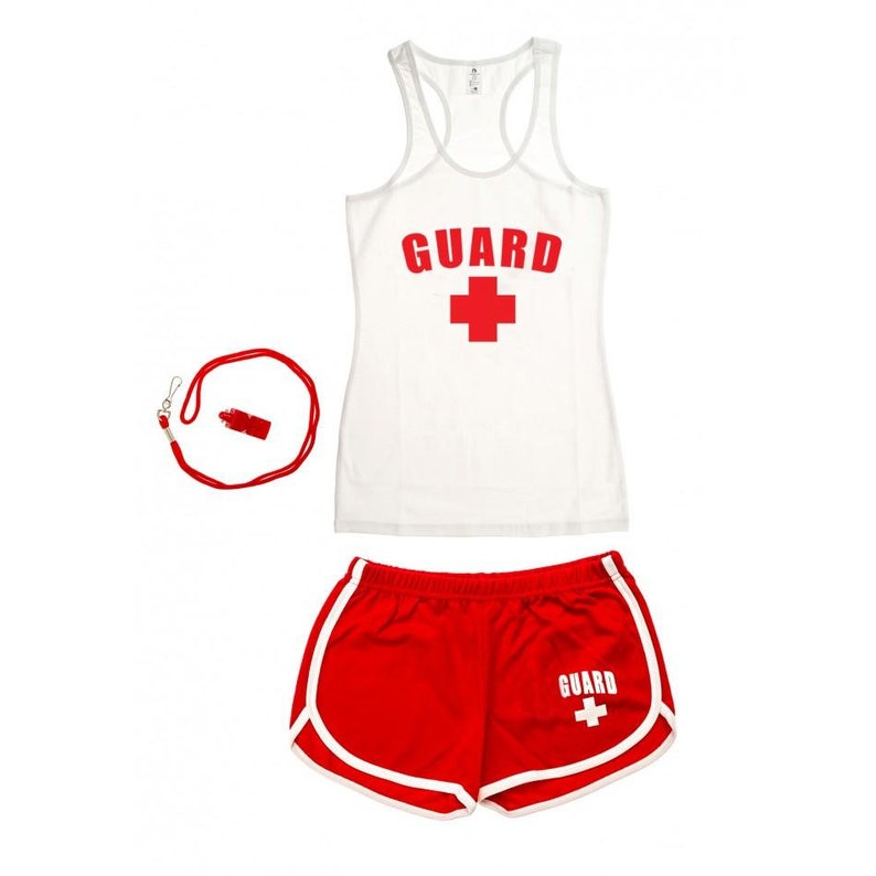 Womens Racerback Lifeguard Costume Halloween / Apparel / Outfit / 100% ...