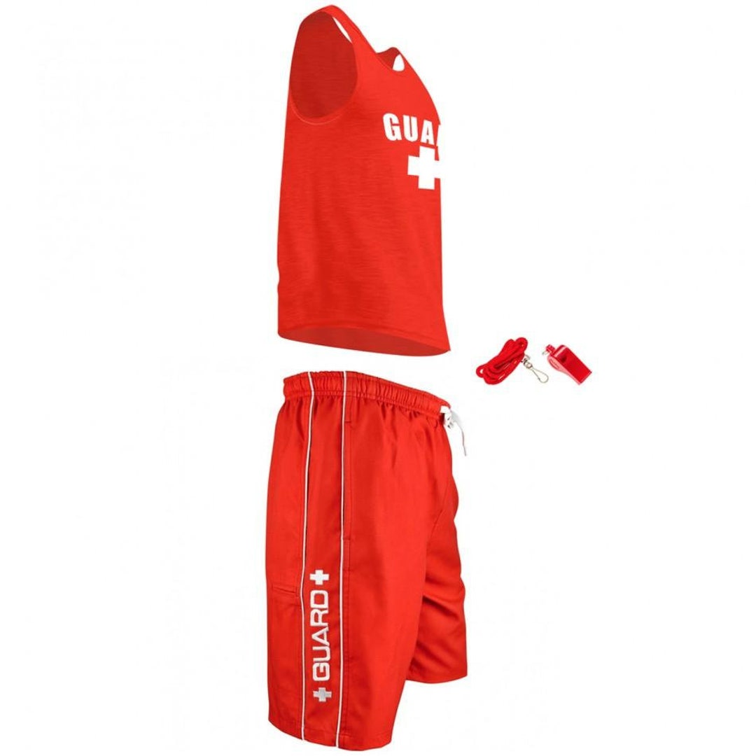 Mens Tank Top Lifeguard Costume Halloween / Apparel / Outfits / Party ...