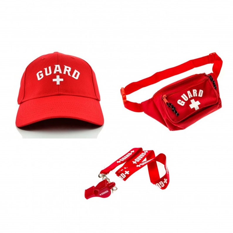 Lifeguard Costume Kit - Visor / Cap / Bucket Hat / Trucker / Safari ...