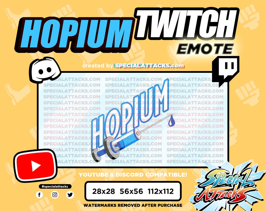 Twitch Discord Emote Hopium Hoping Hope Hopeful Faith Optimism Optimist ...